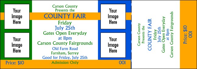 Full-Colour All-Purpose Event Tickets | Eventgroove