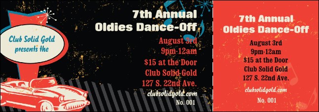 Dance Ticket Templates | Eventgroove