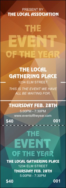 Full-Colour All-Purpose Event Tickets | Eventgroove