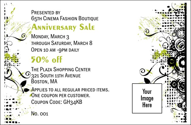 Coupon Template | Eventgroove
