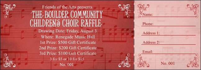 Raffle Tickets by Type | Eventgroove