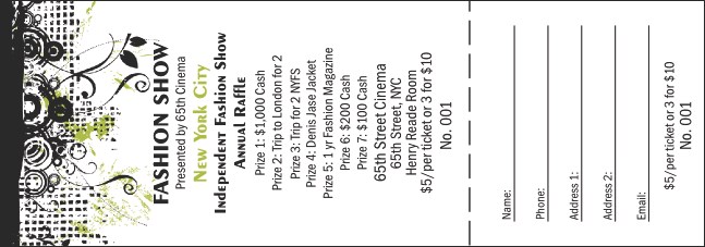 Colour Raffle Tickets | Eventgroove