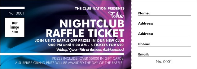 Colour Raffle Tickets | Eventgroove