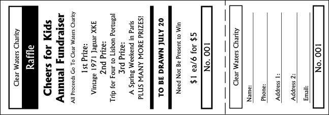 50-50 Tickets | 50-50 Raffle Tickets | Eventgroove