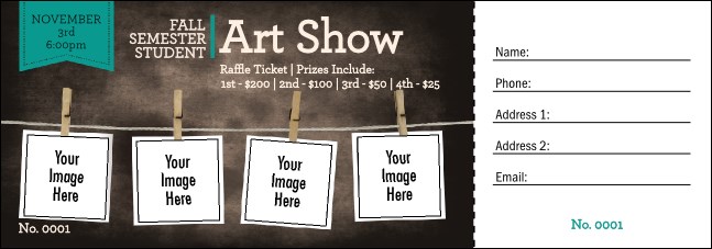 Colour Raffle Tickets | Eventgroove