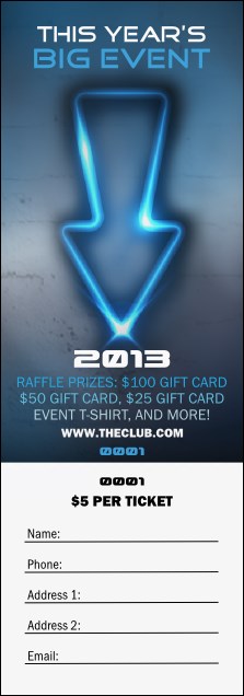 Colour Raffle Tickets | Eventgroove