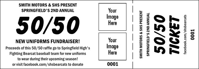 50-50 Tickets | 50-50 Raffle Tickets | Eventgroove
