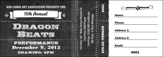 50-50 Tickets | 50-50 Raffle Tickets | Eventgroove